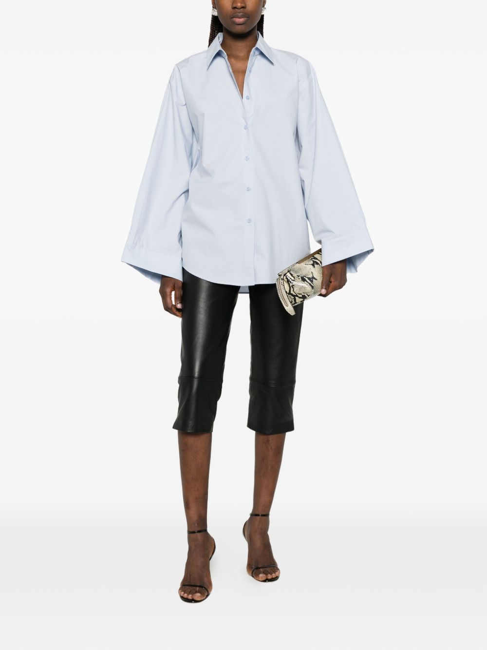 THE FRANKIE SHOP The Frankie Shop Tila Wide Sleeve Shirt